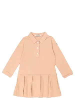 Moncler Dress With Logo - Pink