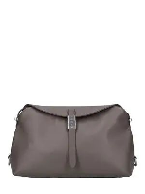 Pinko Saddle Baguette Shoulder Bag - Gray