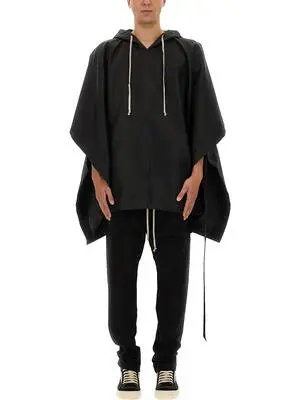 Rick Owens Hooded Cape - Black