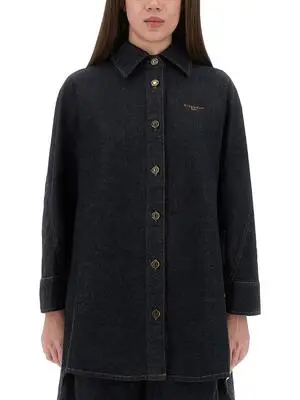 Givenchy Embroidered Shirt - Denim