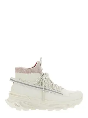 Moncler Monte Runner High Top Sneakers - White