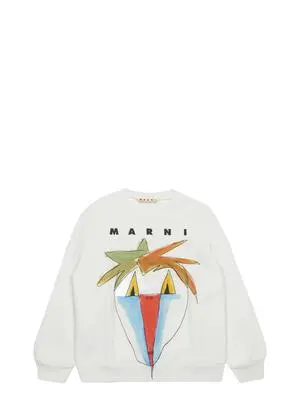Marni Logo Printed Sweatshirt - Multicolour