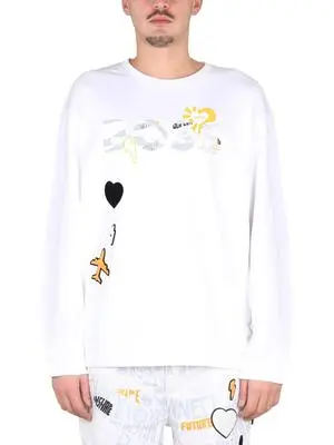 BOSS Salbo Lotus Sweatshirt - White
