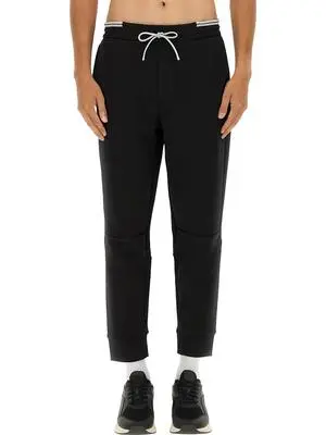 BOSS Cotton Blend Pants - Black