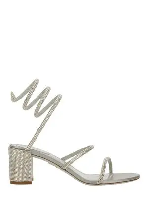 Rene Caovilla Cleo Crystal Embellished Sandals - Silver