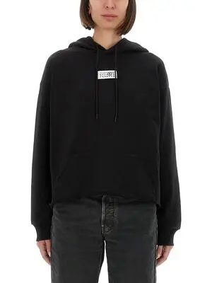 MAISON MARGIELA Hooded Sweatshirt - Black