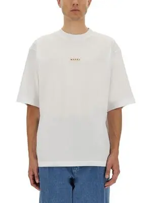 Marni Mini Logo T-shirt - White