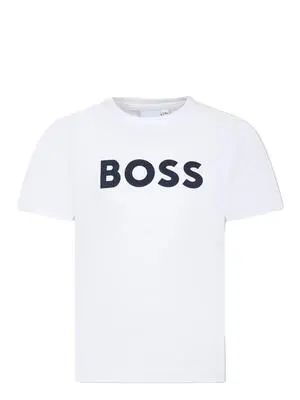 BOSS Logo T-shirt - White