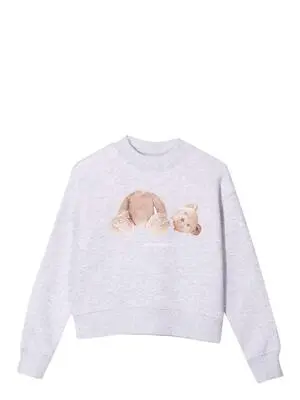 Palm Angels Bear Printed Sweatshirt - Grey