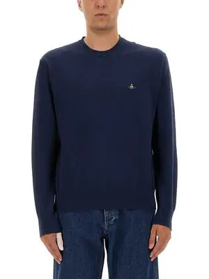 VIVIENNE WESTWOOD Alex" Jersey With Logo - Blue