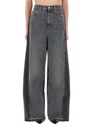 Stella McCartney Wide Leg Jeans - Black