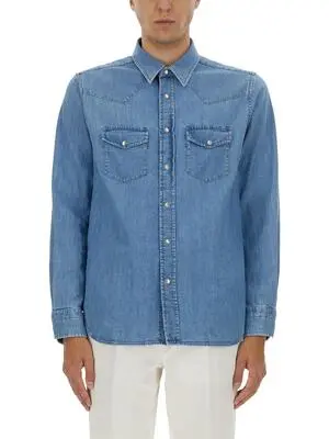 TOM FORD Western Shirt - Blue