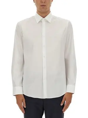BOSS Poplin Shirt - White