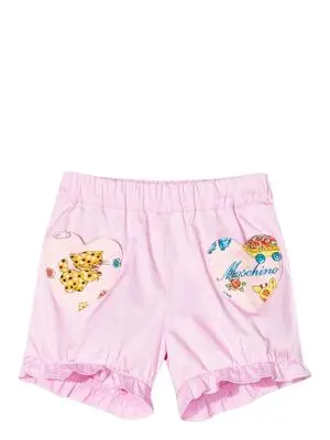 Moschino Ruffle Hem Shorts - Pink