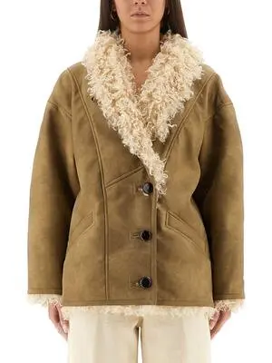MARANT ETOILE Clea Coat - Beige