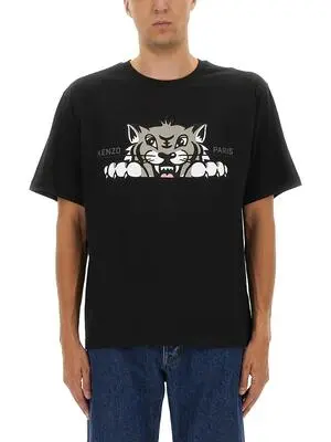 Kenzo Oversize Fit T-shirt - Black
