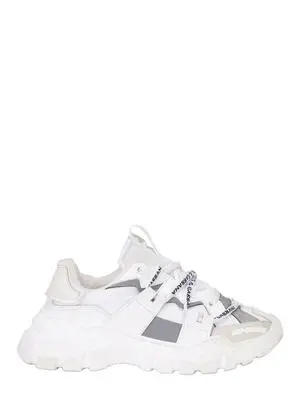 Dolce & Gabbana Low Lace-up Sneakers - White