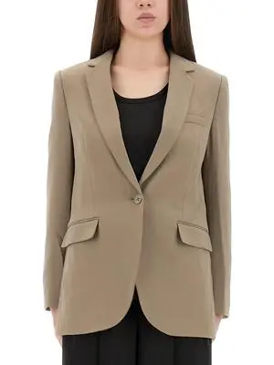 Michael Kors Crepe Blazer - Dove