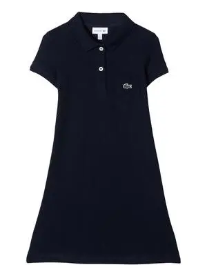 Lacoste Cotton Polo Dress - Blue