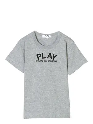 Play Comme Des Garcon T-shirt With Logo - Grey