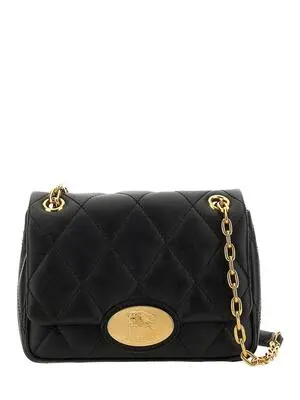 Burberry Small Quilted Shoulder Bag - Black
