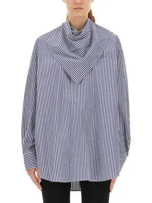 Ami Striped Blouse - Blue
