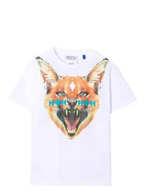 MARCELO BURLON COUNTY OF MILAN Printed Jersey T-shirt - White