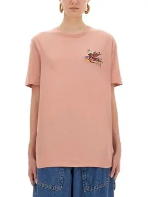 Etro Pegasus T-shirt - Pink