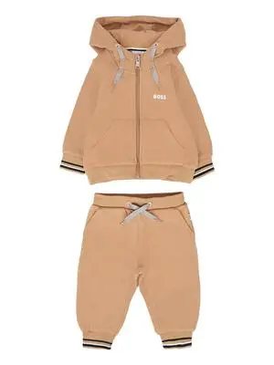 BOSS Sweatshirt With Pants Set - Beige