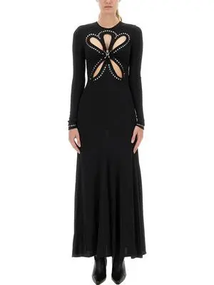 Rabanne Second Skin Effect Long Dress - Black