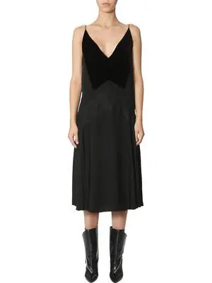 Givenchy Sleeveless V-neck Dress - Black