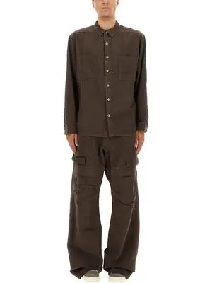 Rick Owens Jumbo Outershirt" Shirt - Brown
