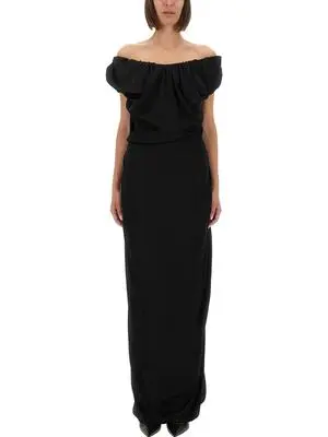 VIVIENNE WESTWOOD Ginnie Amber Long Dress - Black