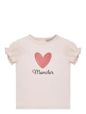 Moncler Heart Logo T-shirt - Multicolour
