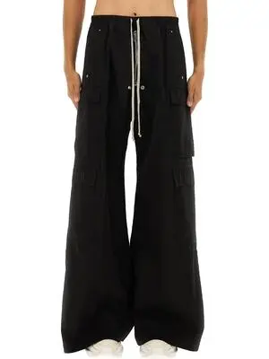 Rick Owens Double Cargo Jumbo Belas Pants - Black