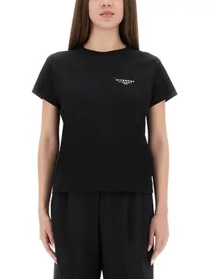Givenchy T-shirt With Logo - Black