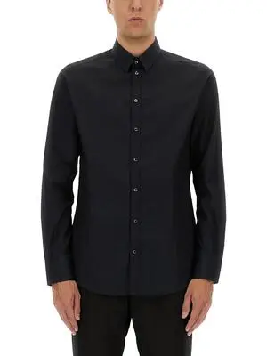 Dolce & Gabbana Gold Fit Cotton Shirt - Black