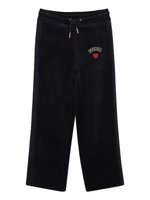 Sonia Rykiel Paris Pants With Logo - Blue