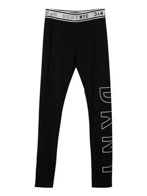 Dkny Leggings Con Stampa - Black