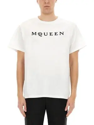 Alexander McQueen Jersey T-shirt - White