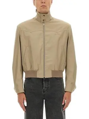 Alexander McQueen Harrington Cropped Jacket - Beige