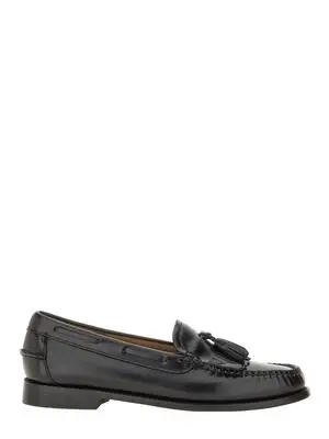 G.H. BASS & CO. Weejuns Esther Kiltie Moccasin Loafers - Black