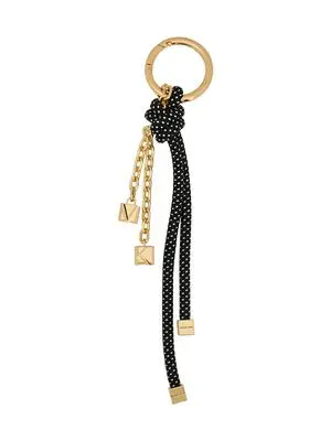 Michael Kors Keychain Charm With Logo - Black