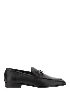 FERRAGAMO Mocassin Gancini - Black