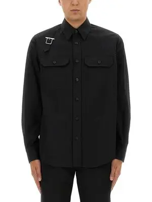Alexander McQueen Jacket-shirt "harness - Black