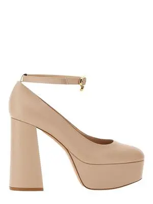 GIANVITO ROSSI Manila Platform Pumps - Nude