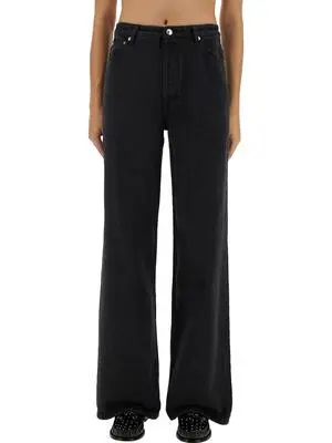 A.p.c. Elizabeth Wide Leg Jeans - Black