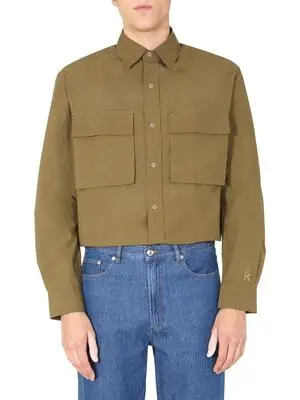 Kenzo Oversize Fit Shirt - Brown