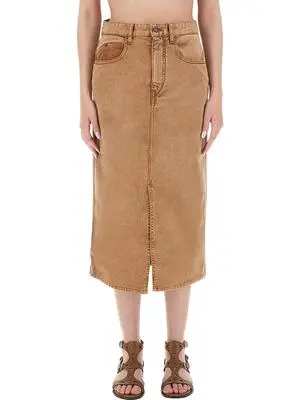 Isabel Marant Tilauria Skirt - Brown