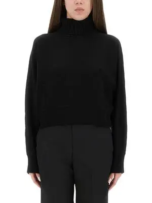 Michael Kors Wool Jersey Top - Black